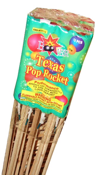 Texas pop Rockets - Brumbaugh Fireworks