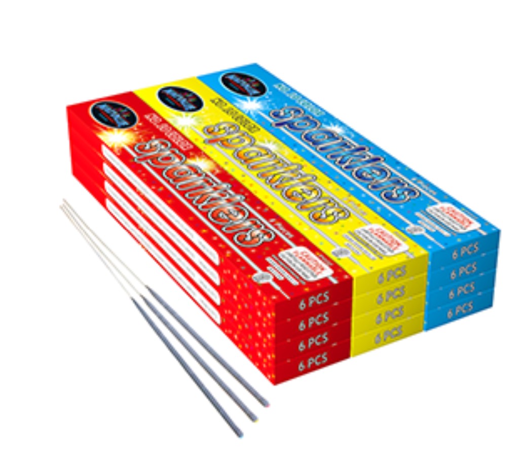 10" Color Sparklers - Brumbaugh Fireworks