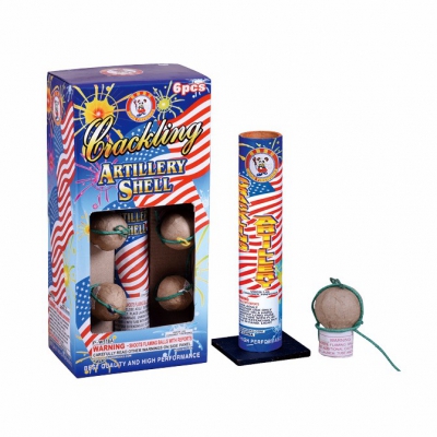 CRACKLING ARTILLERY SHELL (ball shell) - Brumbaugh Fireworks